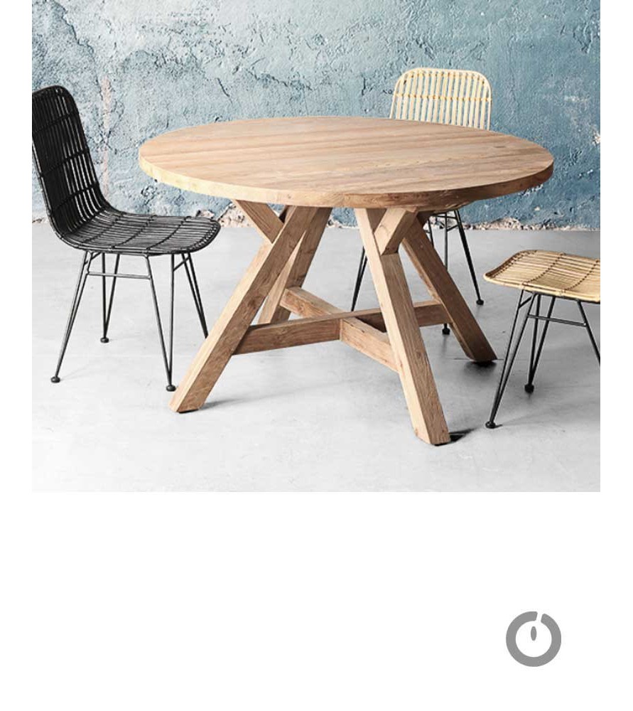 Table ronde madera Manufactori
