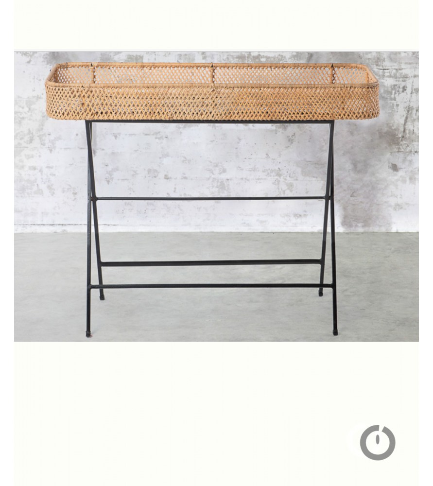 Console rotin tressée "Naia" Manufactori